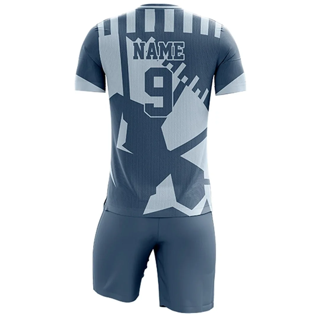 Premium Youth Soccer Uniform Quick Dry Embroidered Crest Name Custom ...