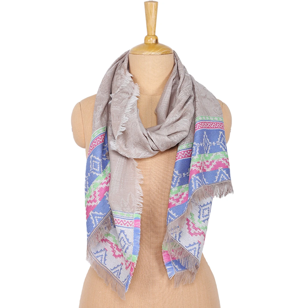 Buy New stylish Jacquard Scarf for Girls & Women Warm Comfortable ...