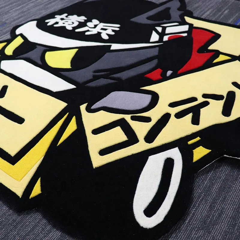 Custom Logo Rug Hand Tufted 3d Customized Logo Carpet Rug Custom Carpet ...