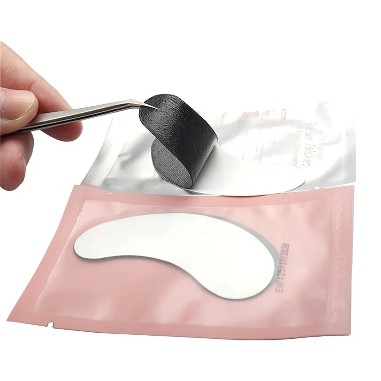Black Eyelash Extensions Pads Under Eye Lash Gel Lint Free Eye Patches ...