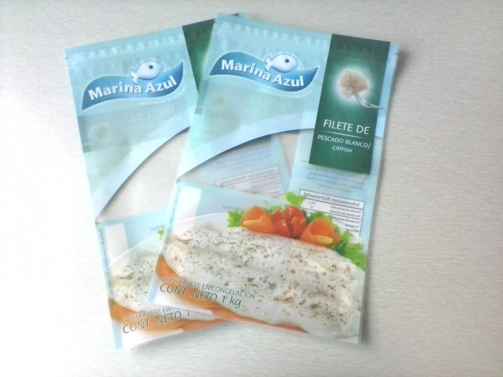 Sea Food Plastic Bags 121 135C Custom Retort Pouch Canned Sea Food ...