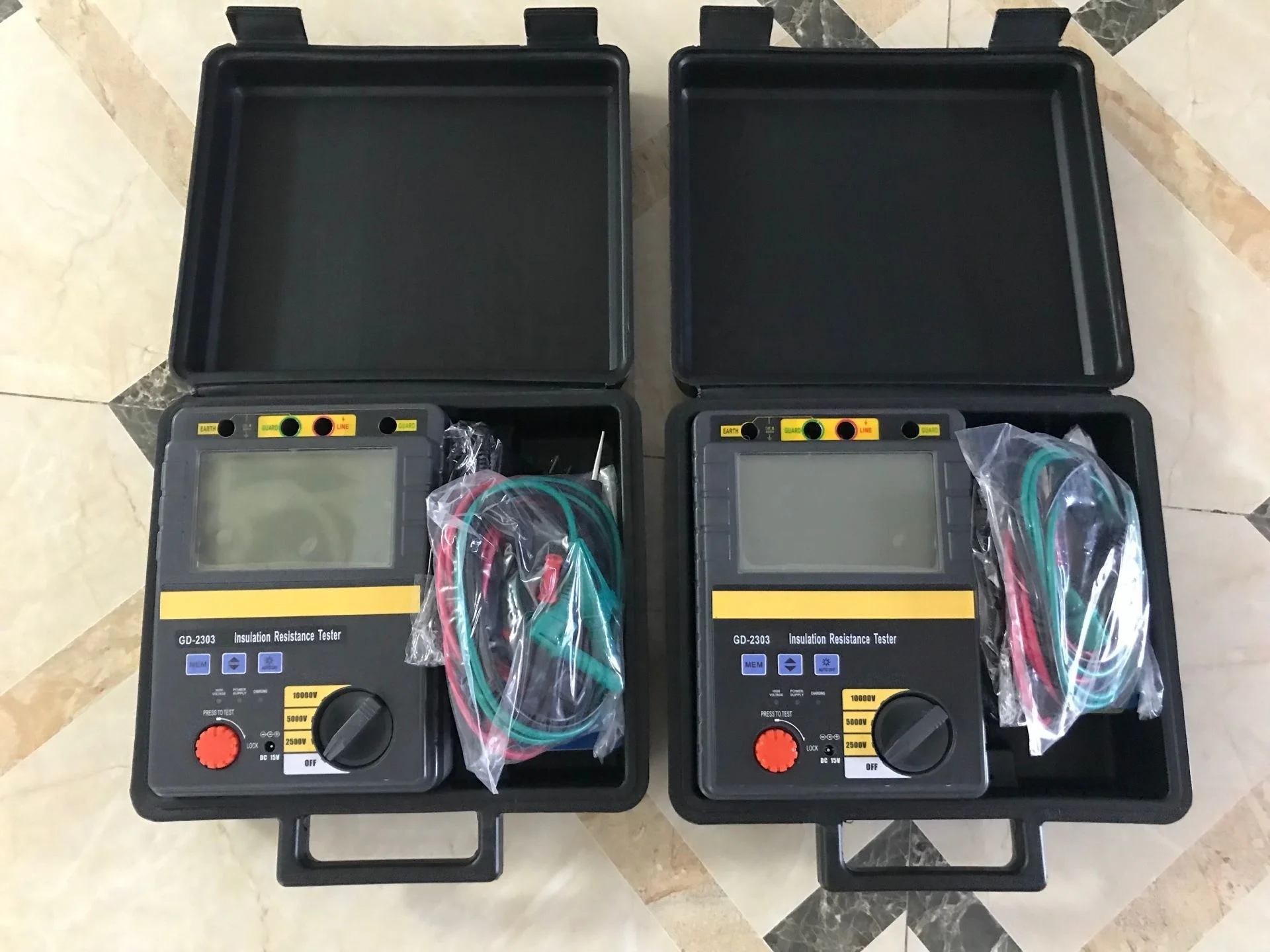 GD 2306 10 kv mega ohm meter digital 10kv megger insulation tester ...