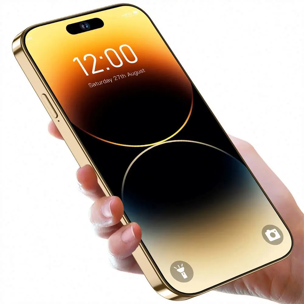 Смартфон i14 Pro Max 6 7 дюймов 16 ГБ + 512 мобильные телефоны оптом HD ...