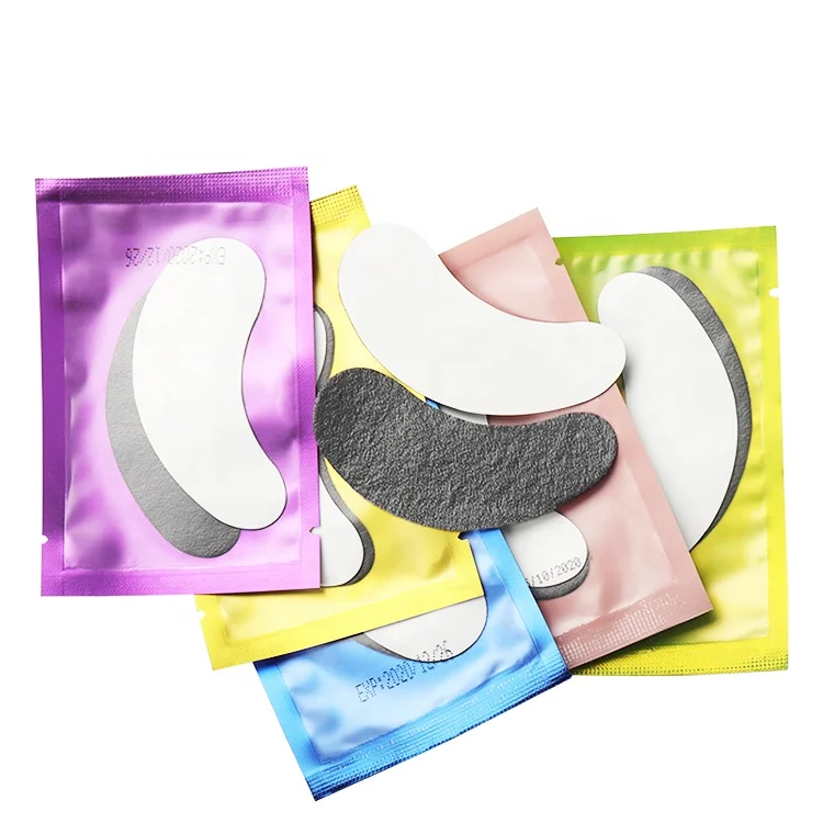 Black Eyelash Extensions Pads Under Eye Lash Gel Lint Free Eye Patches ...