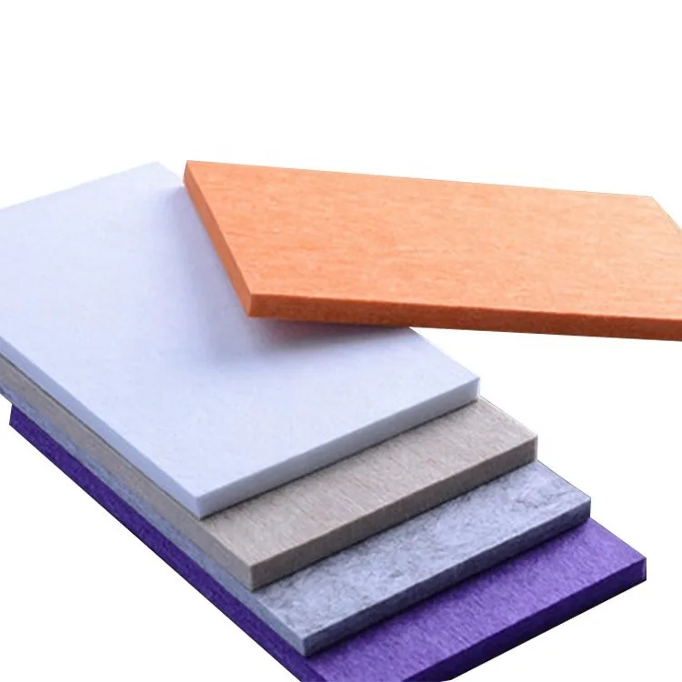 USA Standard 24mm PET Felt Acoustic Panels Soundproof 100% Polyester ...