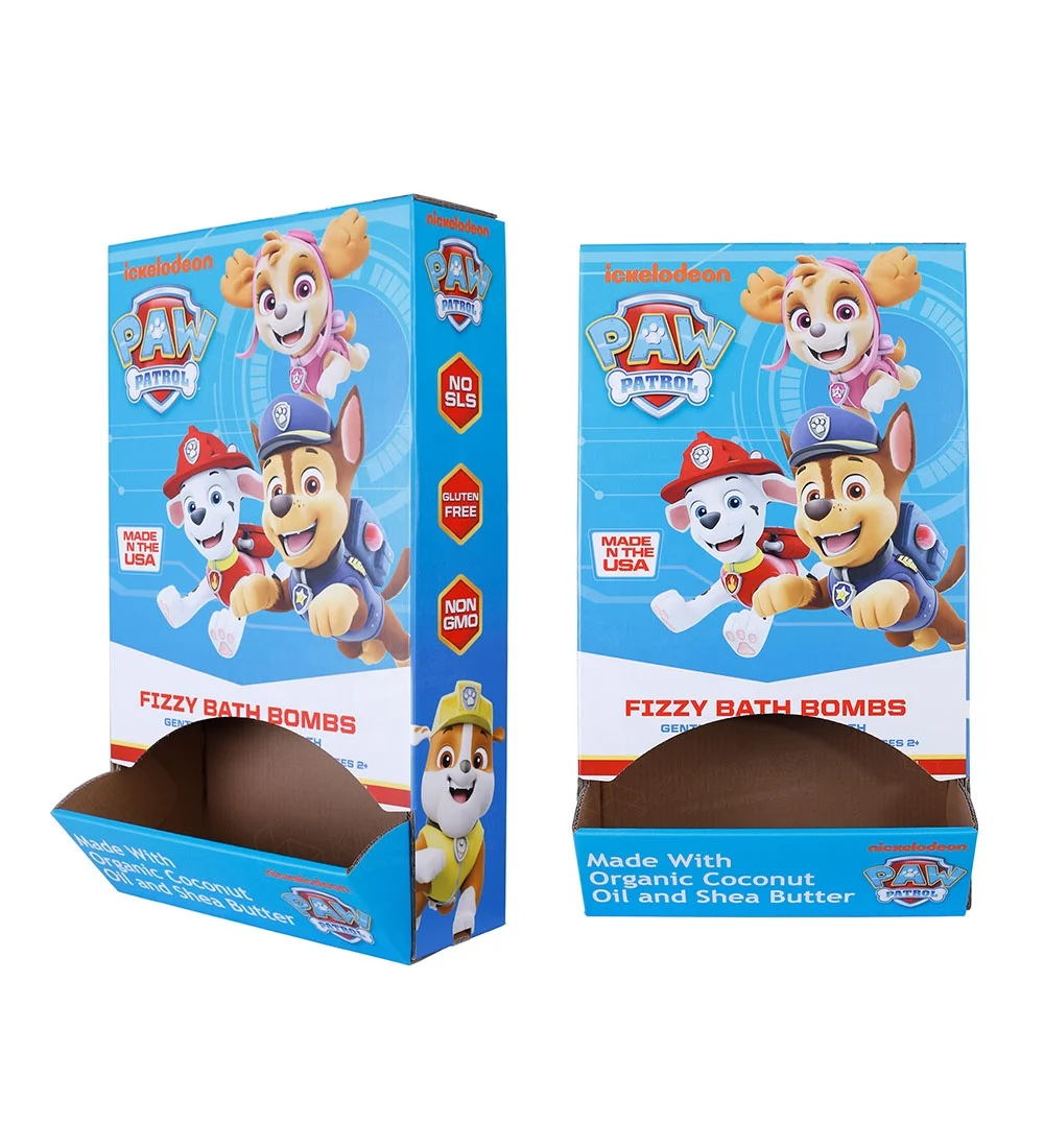 Custom Logo Gravity Feed Paper Display Box For Pet Foods Advertising ...