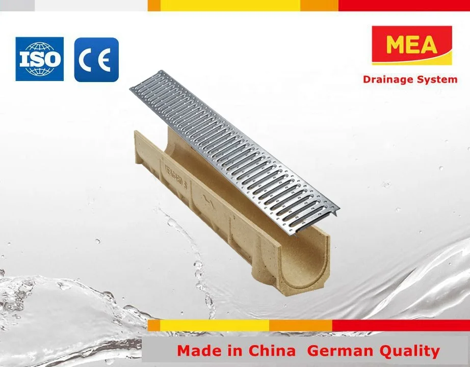MEA Channel for Home and Garden ,drain polymer concrete channel - Buy ...