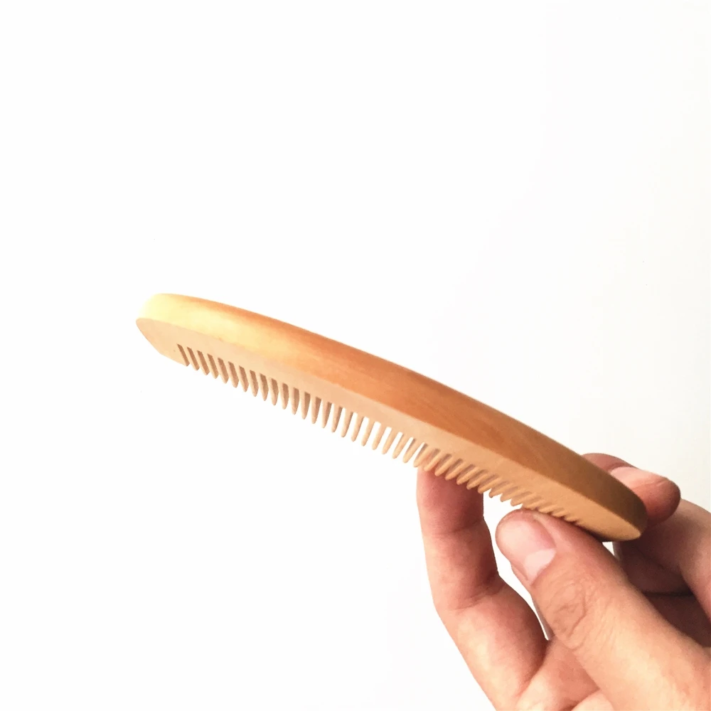 Classic handmade private label wooden beard comb custom beard comb ...