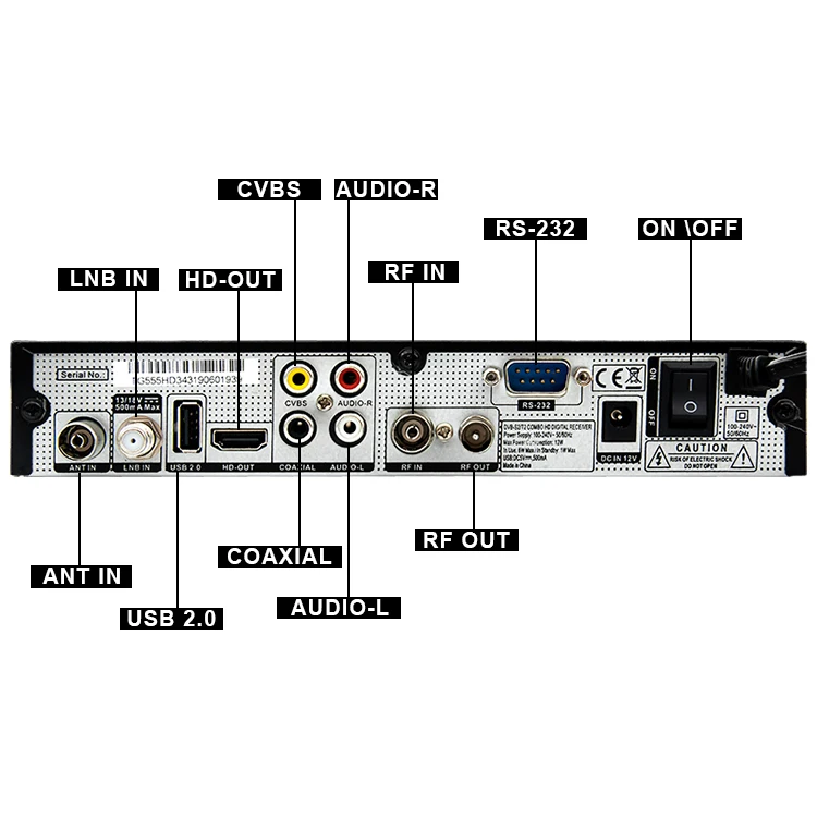 QBOX TG 555HDNew arrivals dvb s2 t2 combo boxes decoder hot sale strong ...