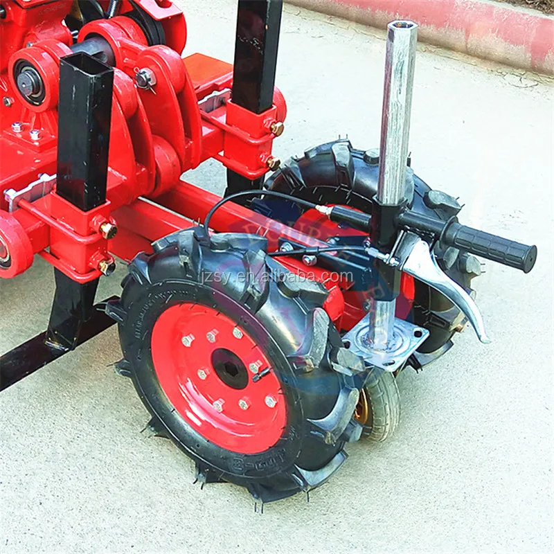 Factory direct sale cheap 4 wheel hand tractor drive garlic picking ...