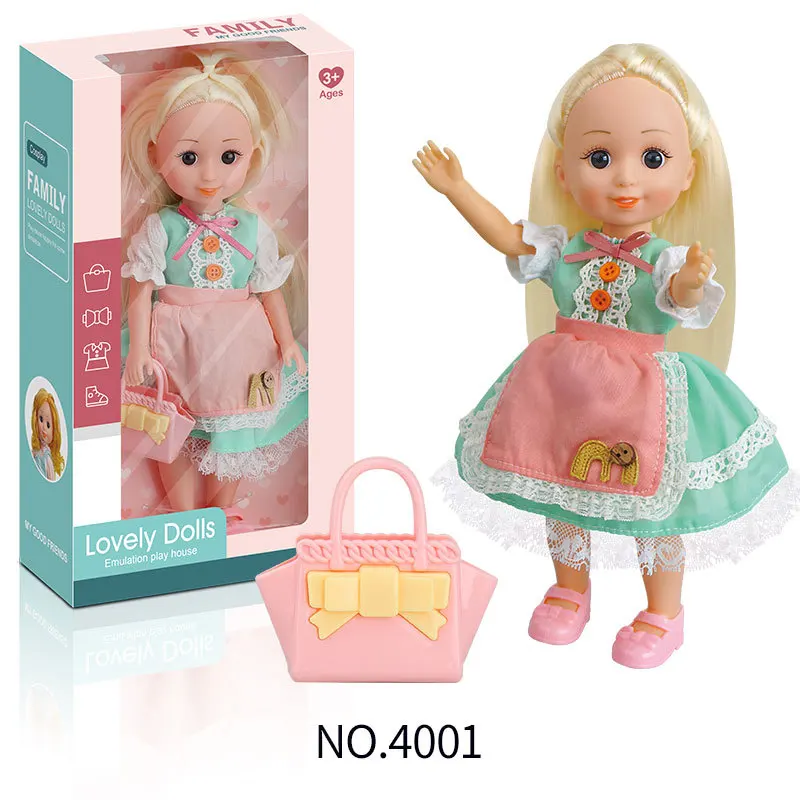 Popular doll toy girls playing house simulation doll dress up set toy ...