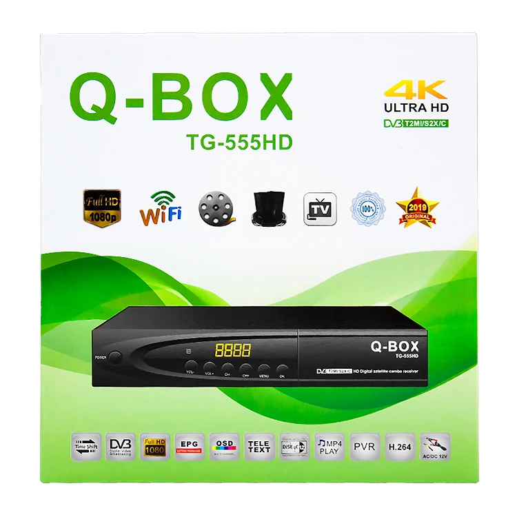 QBOX TG 555HDNew arrivals dvb s2 t2 combo boxes decoder hot sale strong ...
