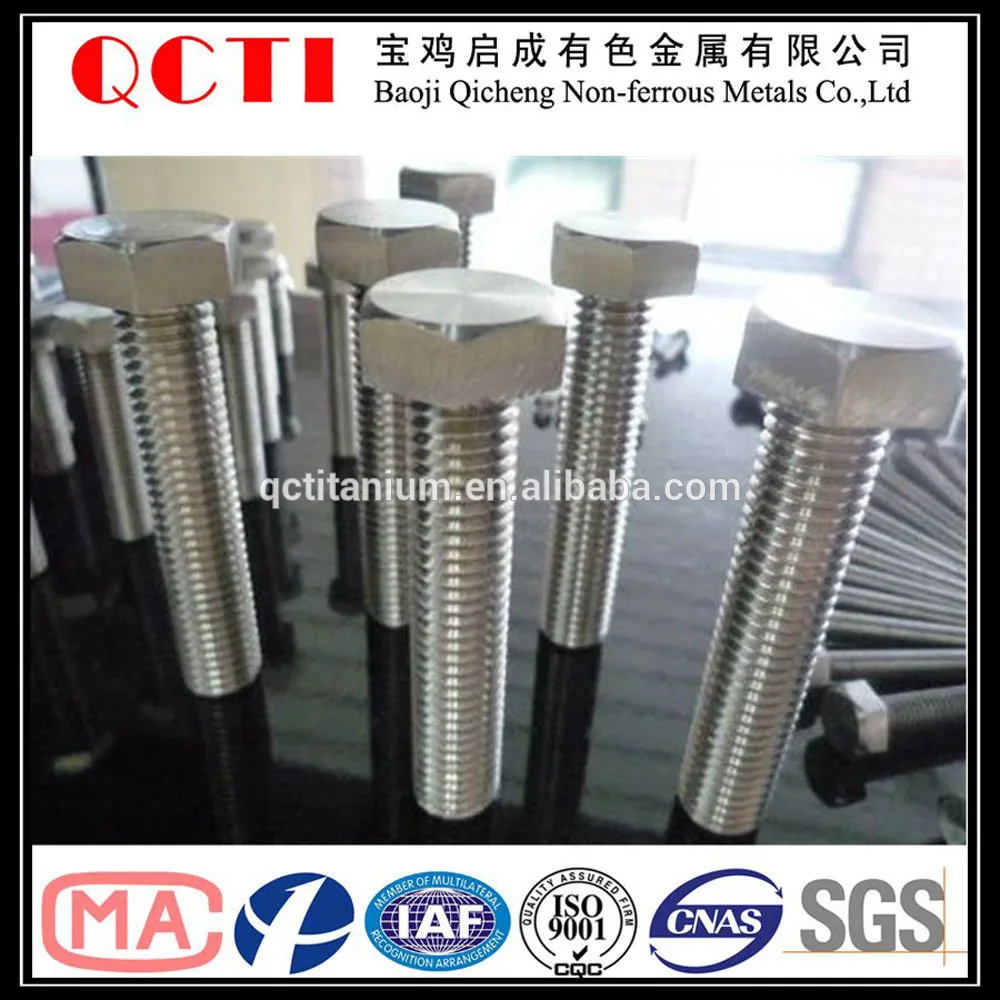 titanium screw titanium alloy screw titanium fastener bolt and nut ...