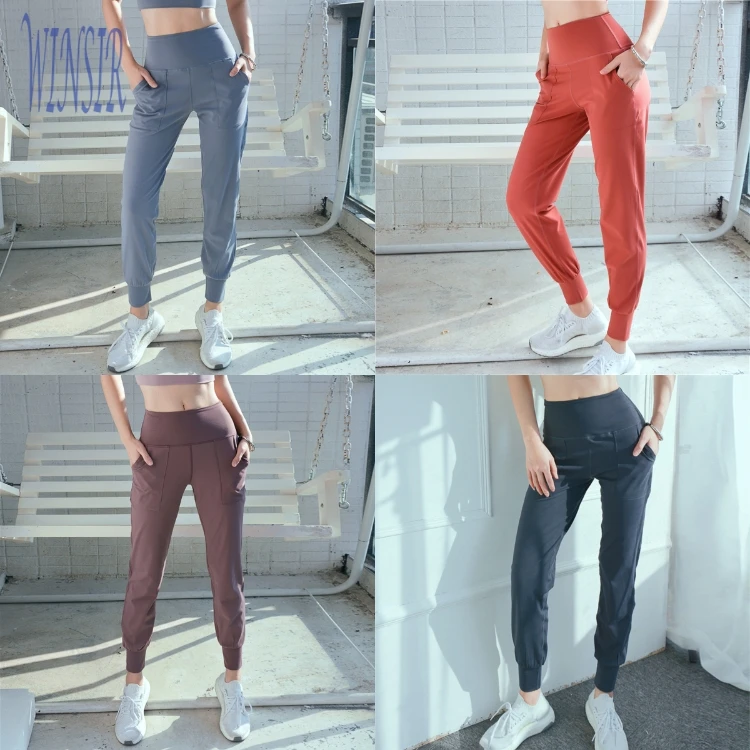 wholesale women orange outfit tight slimming fit track gym sport ...