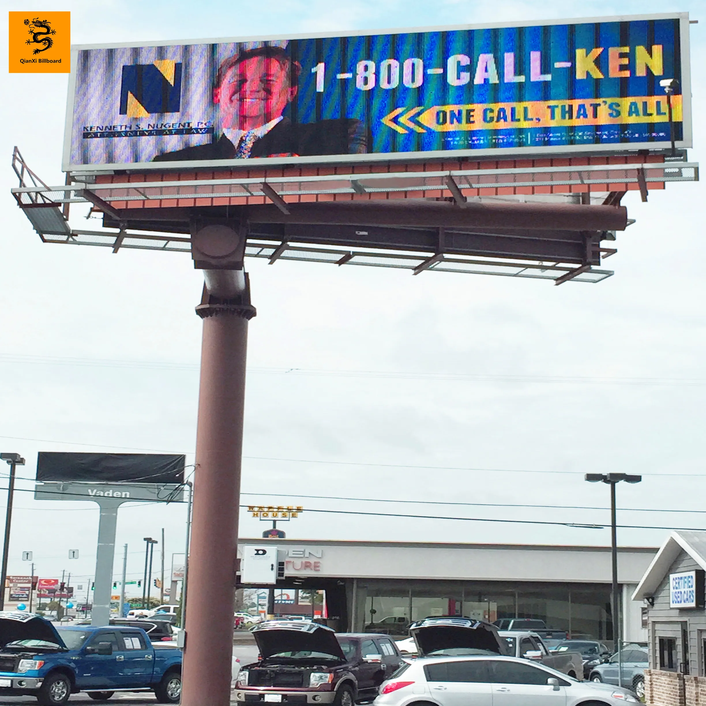 double sided outdoor hoarding billboard advertising poster frame ...