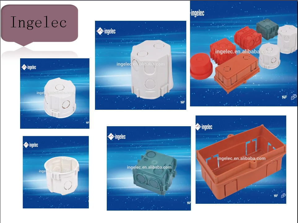 Ingelec Junction Box with 4 High Quality Red IP55 Electric Orange ...