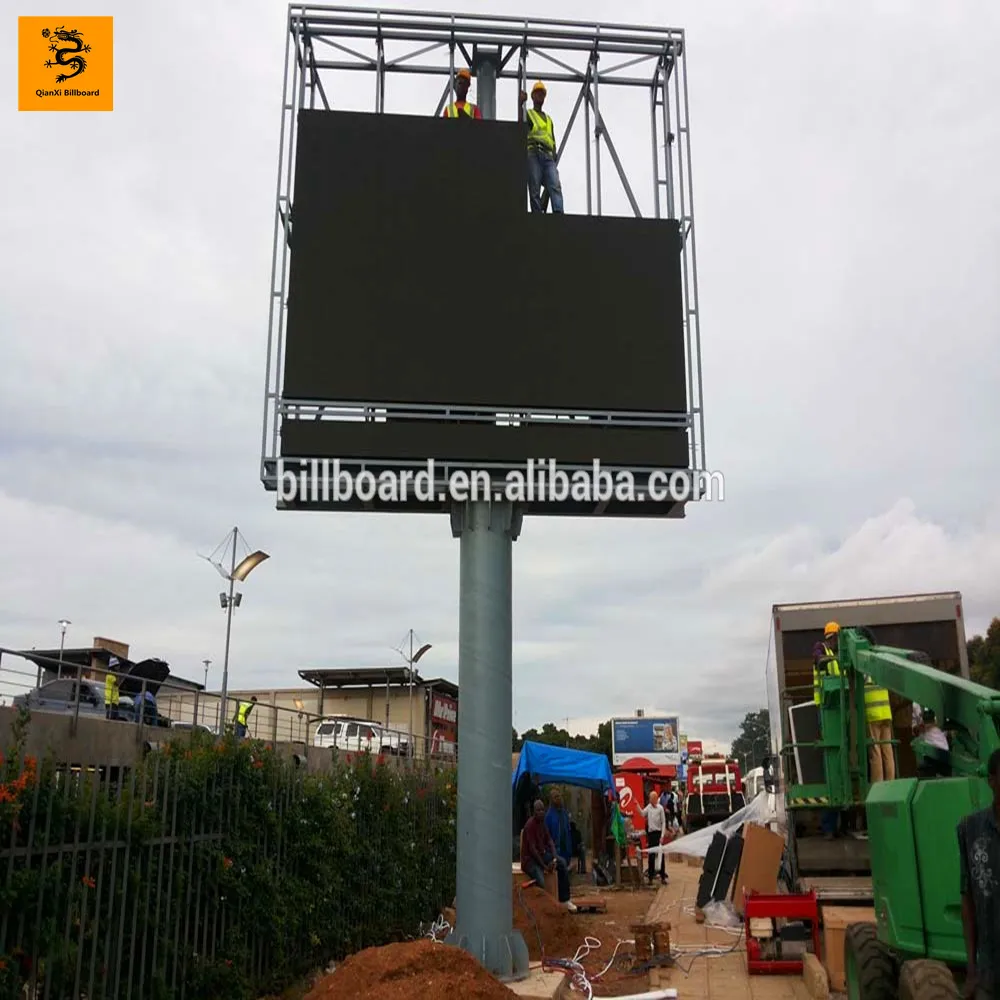 Two sided outdoor advertisement led lighting signboard - Buy in bulk