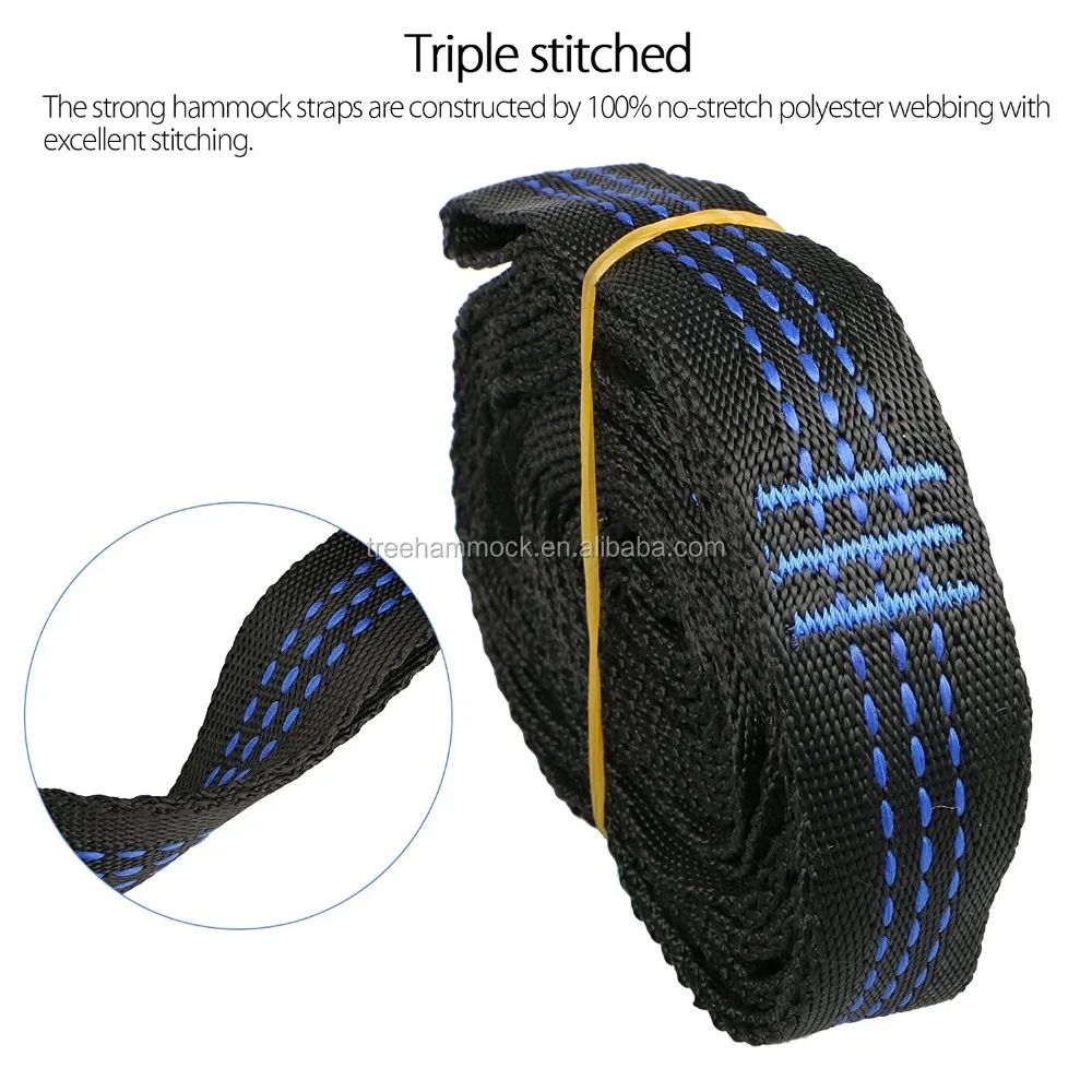 Hammock Tree Straps Adjustable, Quick Easy Setup Suspension System ...
