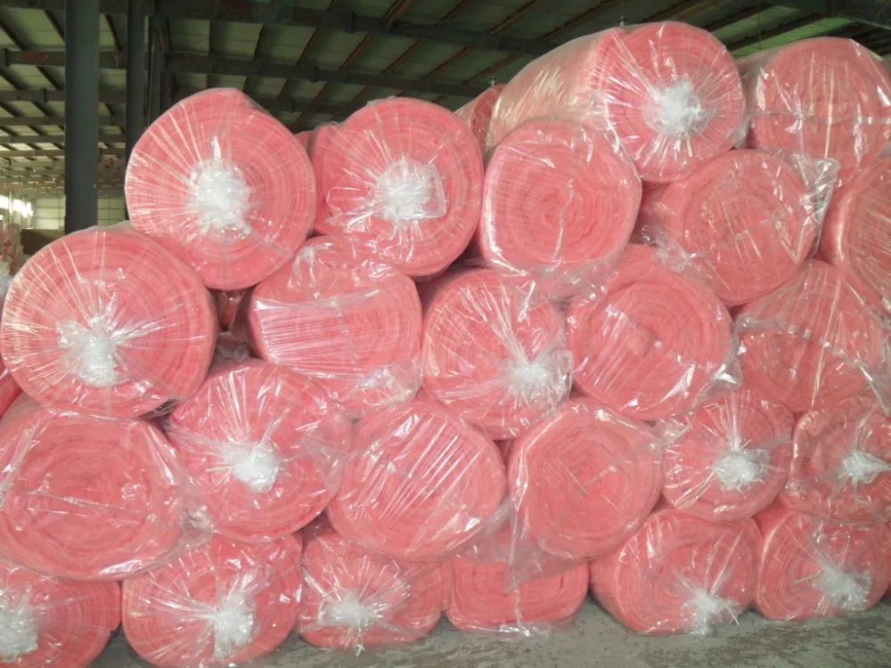CE Pink Fiberglass Wool Felt Insulation - Buy in bulk