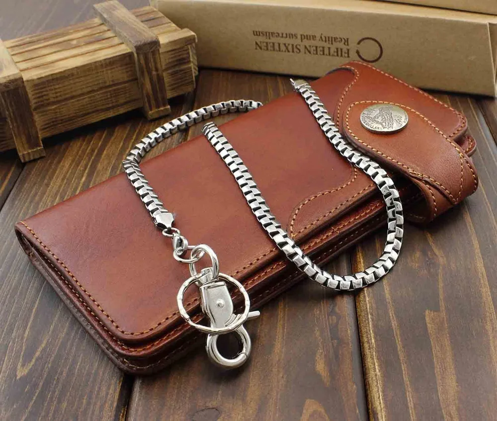 Leather Motorcycle Wallets With Chains | Paul Smith