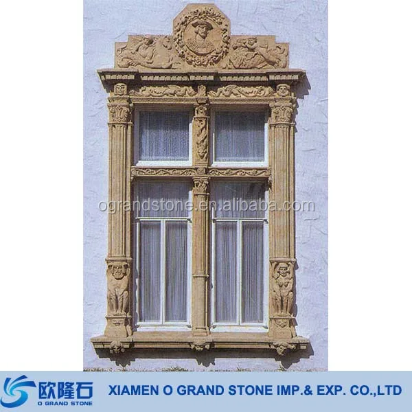 French Decorative Window Frames Natural Granite Stone Window Frame ...