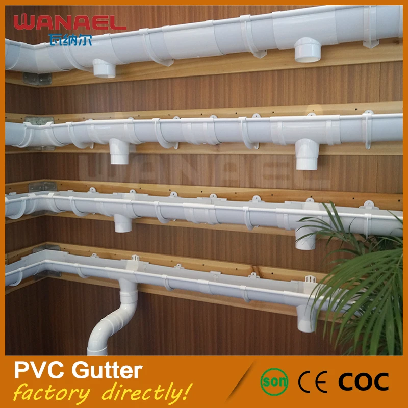 Wanael high quality downspout adapter and drop outlet and pvc gutter ...