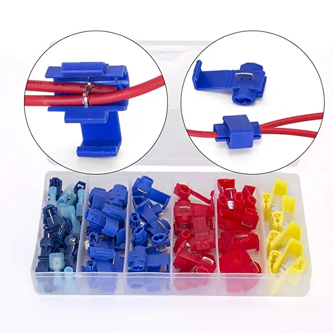 Quick Splice Electrical Wire Terminals T Tap Connectors Wire Splice ...