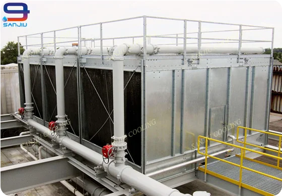 312 ton steel open cooling tower for commercial building HVAC system ...