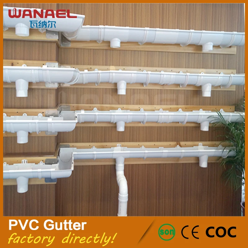 Wanael high quality downspout adapter and drop outlet and pvc gutter ...