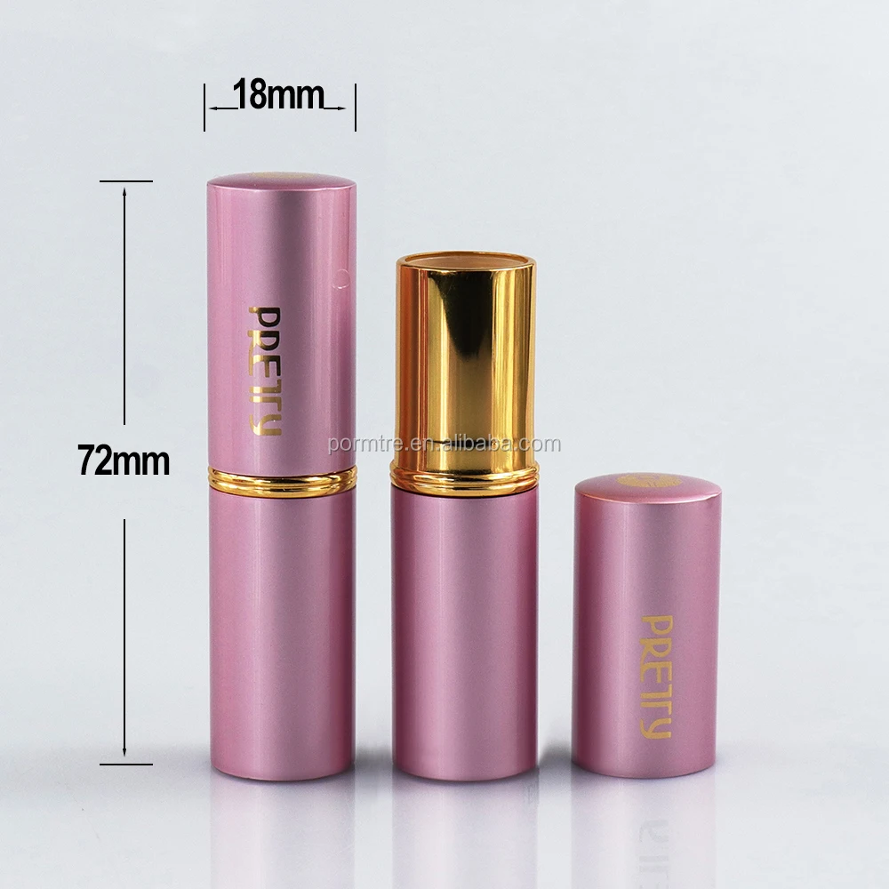 FAYE COSMETICS Luxury lipstick container packaging / aluminum pink ...