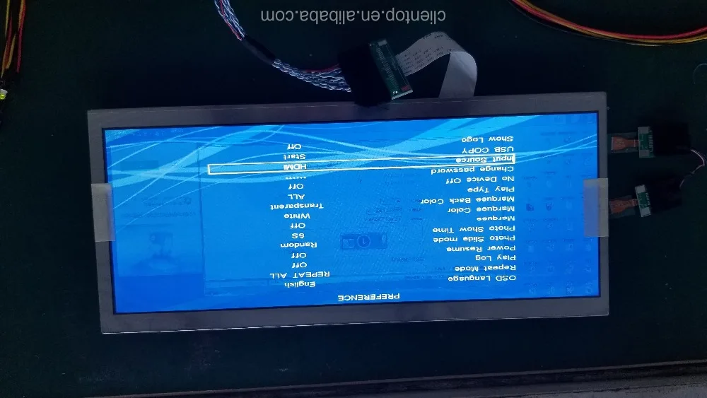 12.3 inch android screen video player ultra wide stretched bar Lcd ...