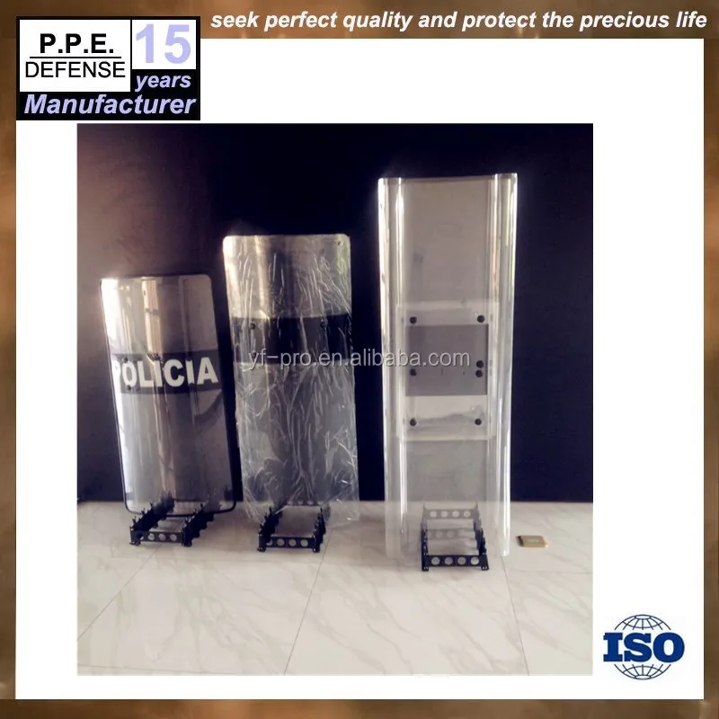 Interlock Combination Type polycarbonate Anti riot shield for safety ...