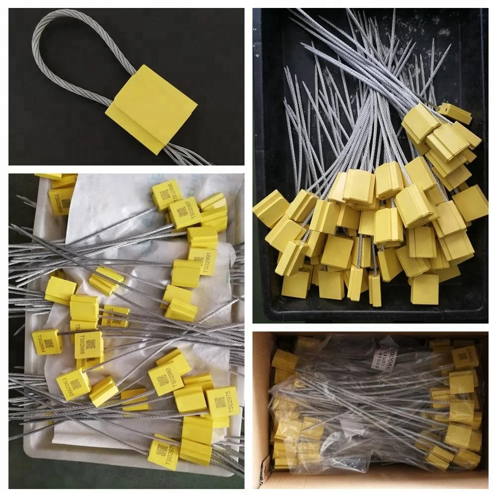 One time lock RFID Wire Cable Seals for Self Sealing of Containers ...