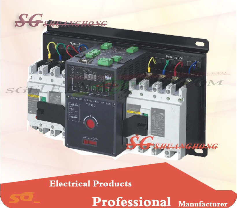 yeq2 single-phase three-phase automatic transfer switch ats 63A 220V ...