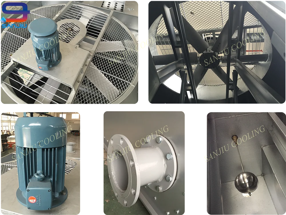 312 ton steel open cooling tower for commercial building HVAC system ...