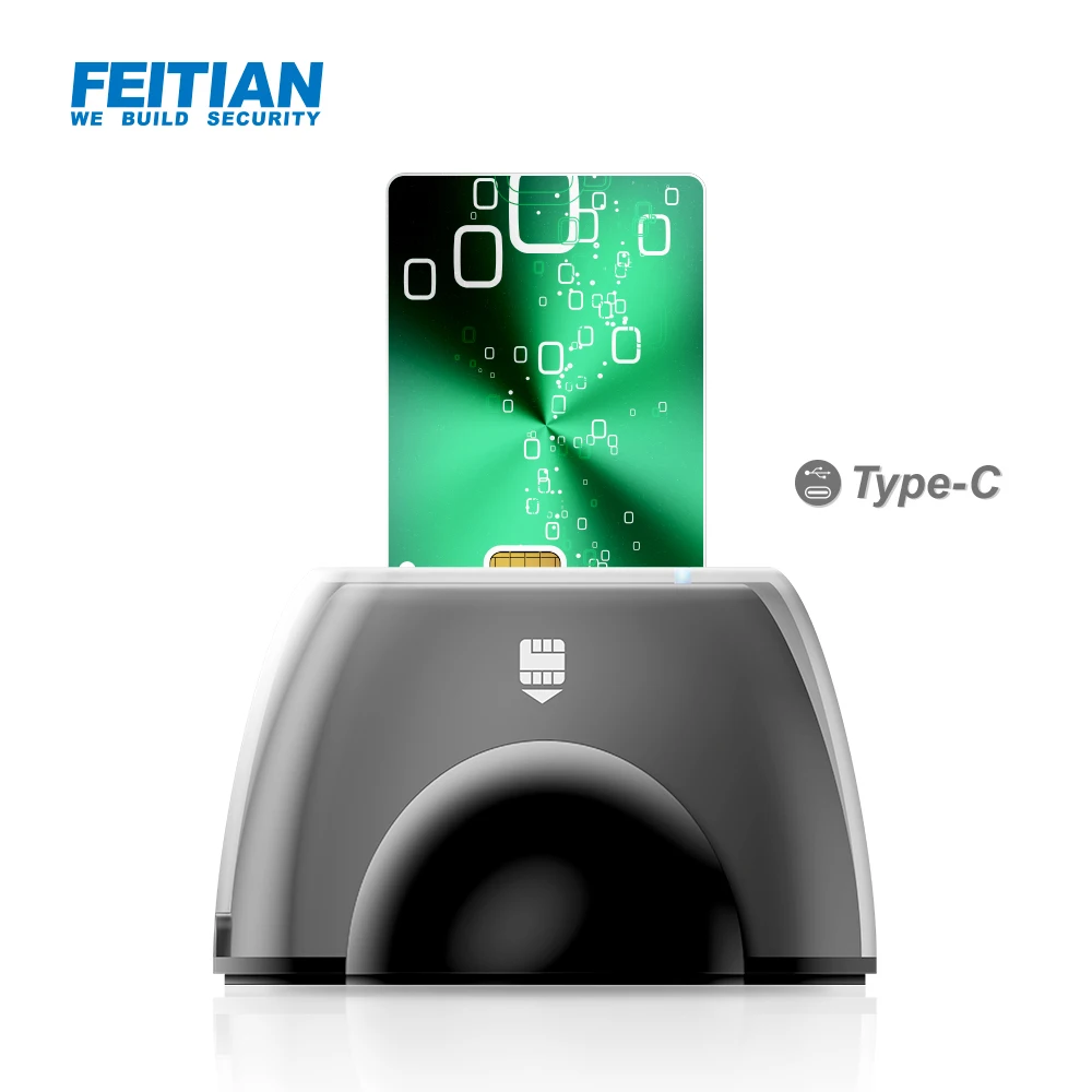 Contact IC Chip USB Type C Smart Card Reader R301 C C41 - Buy in bulk