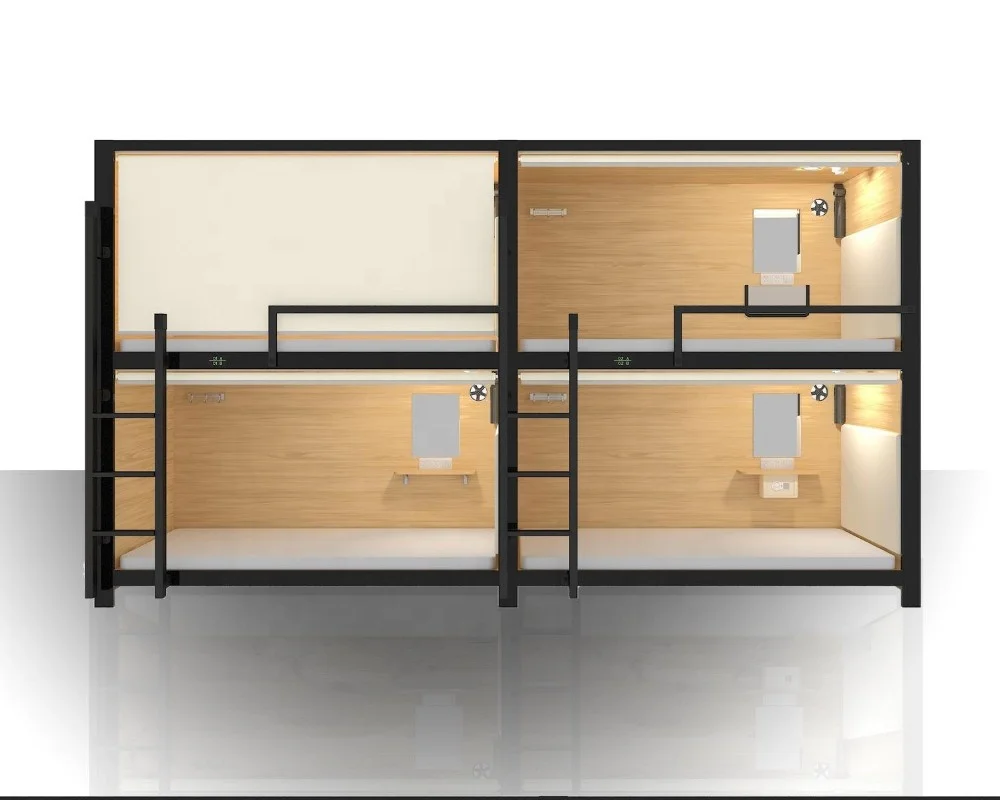 China high quality commercial furniture metal bunk bed school hostel ...