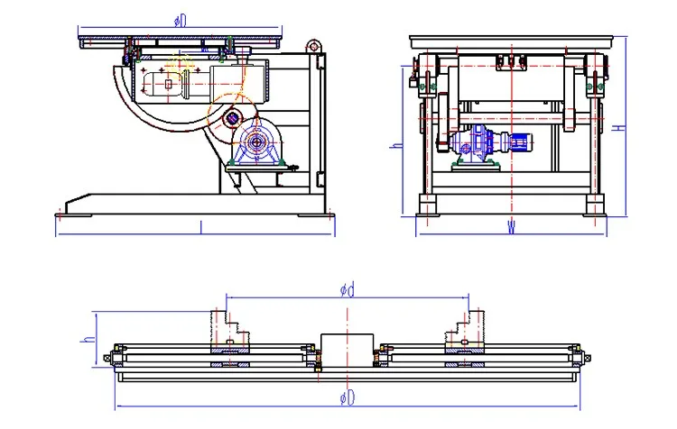 Three-jaw shaft tube welding positioner Products from Wuxi Volcano ...