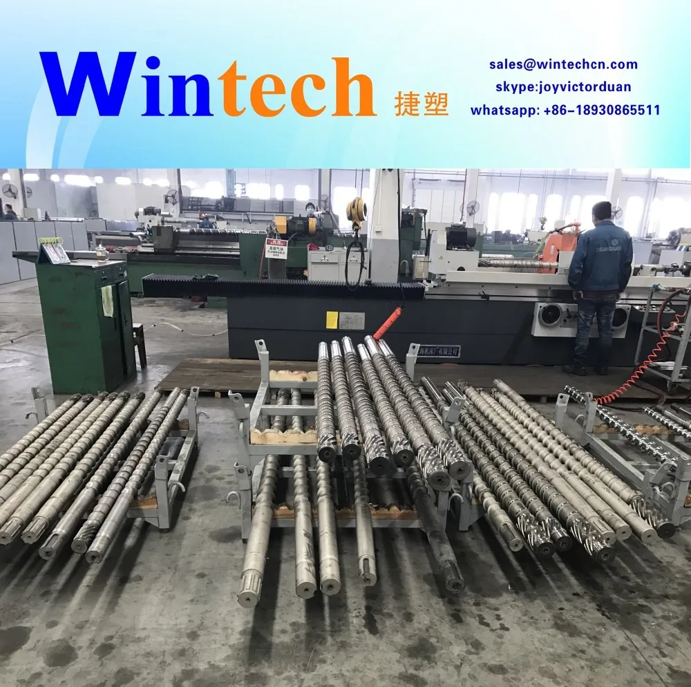 Bimetallic injection screw top barrels for JSW second hand injection ...