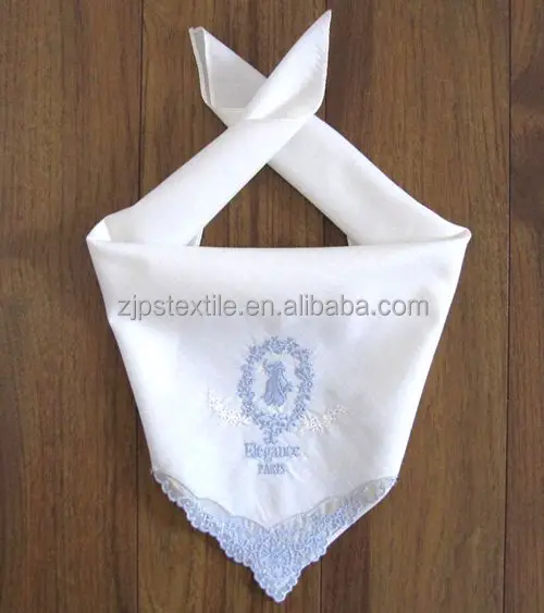 Custom Embroidered handkerchief of the poem For Dad cotton design ...