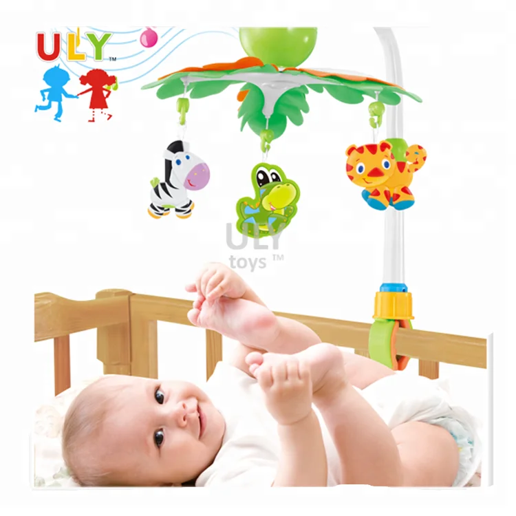 EN71 3 in 1 infant bed bell crib toys musical baby mobile - Buy in bulk