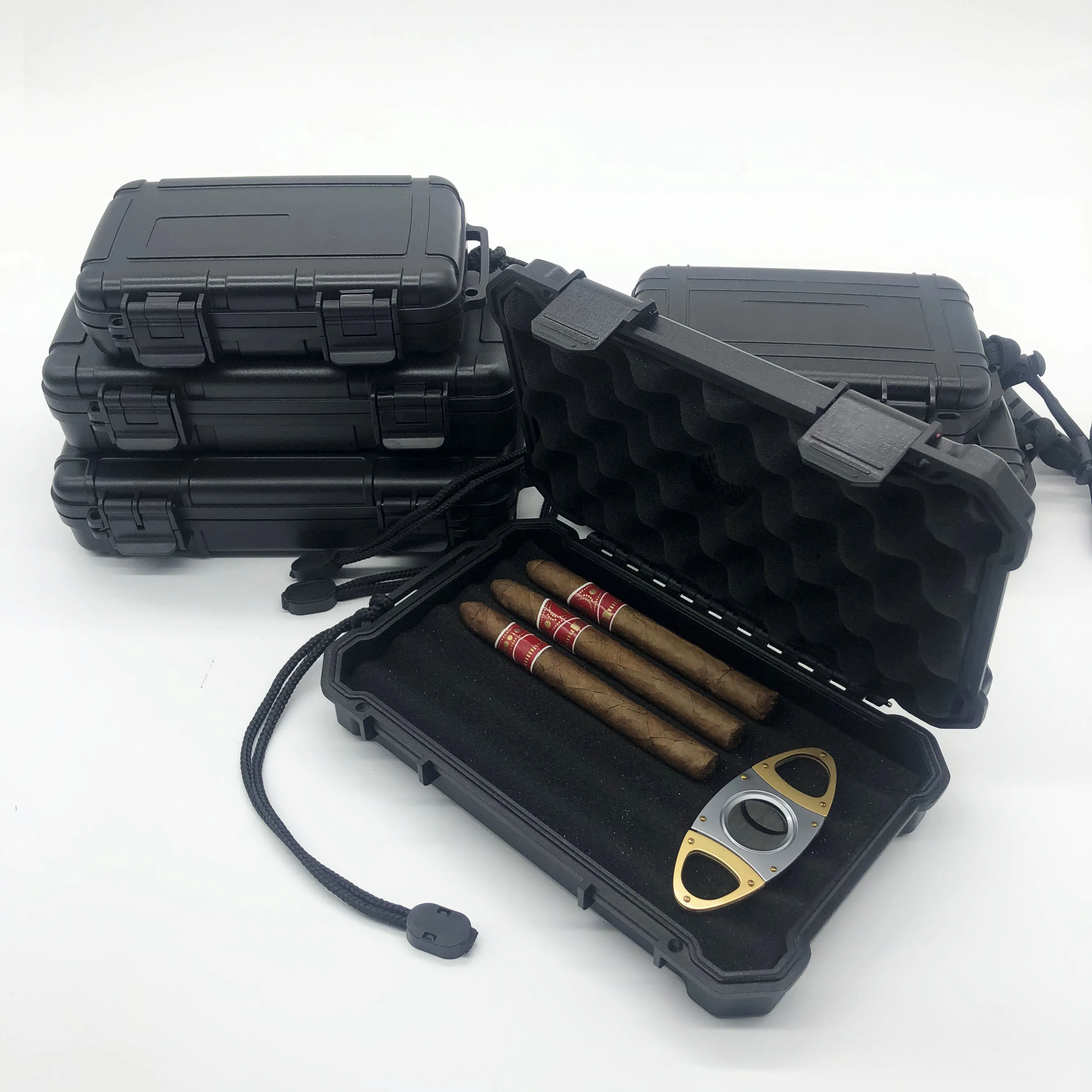 Factory Wholesale Cigarette Storage case Portable Cigar Travel Humidor ...