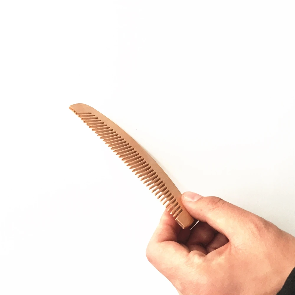 Classic handmade private label wooden beard comb custom beard comb ...