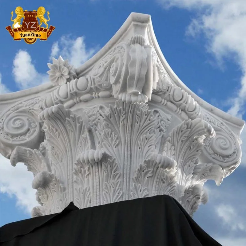 Home Decoration Building Roman Pillar Cap Capital Hand Carved ...