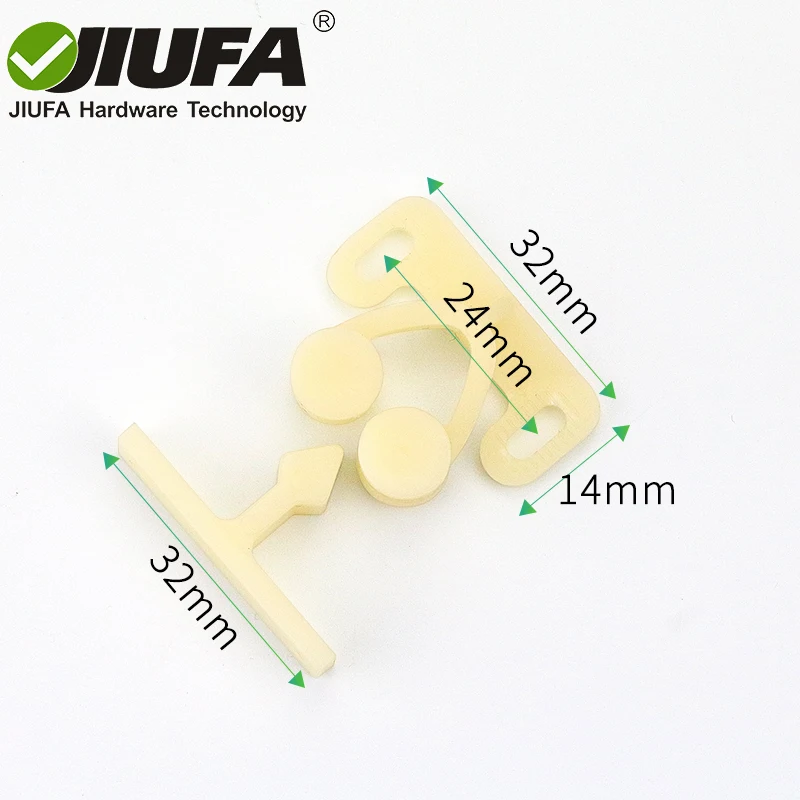 JIUFA Furniture Hardware Design A&B Plastic Roller Door Catch Cabinet ...
