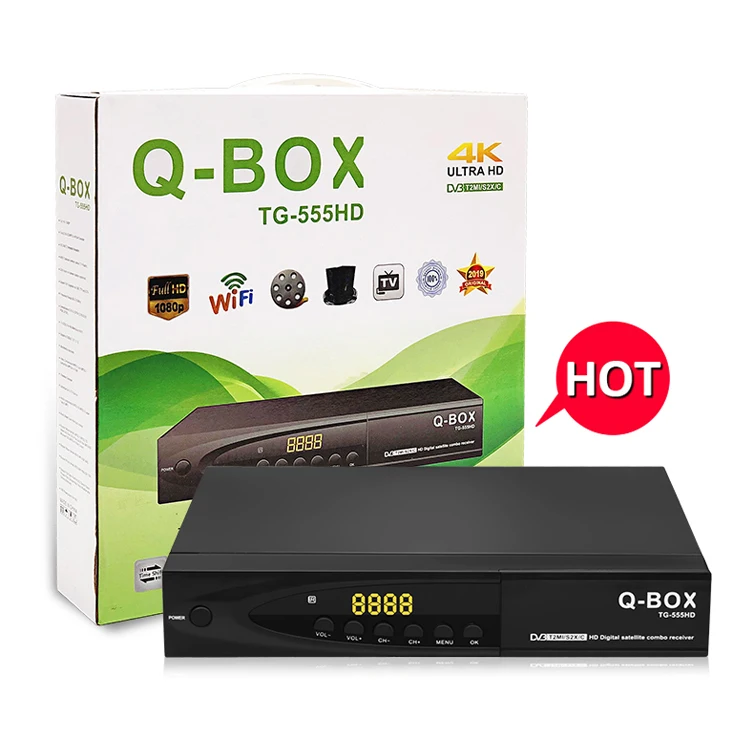 QBOX TG 555HDNew arrivals dvb s2 t2 combo boxes decoder hot sale strong ...