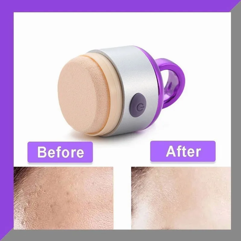 Makeup Sponge Holder Buff Puffs For Face Electric 3D Vibrating Powder ...