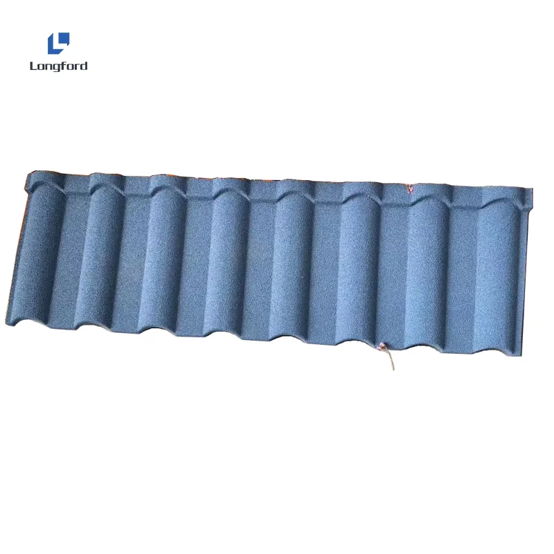 Classical Type Durable color stone chips coated roofing sheet tile ...