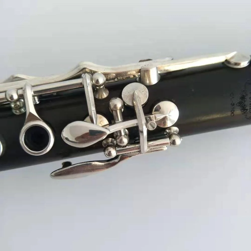 High end woodwind instrument Professional 17 key Bb ebony clarinet ...