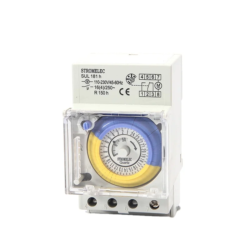 DAQCN 2018 Hot Sale SUL181h 24 Hour Analog Timer/Time Switch With ...
